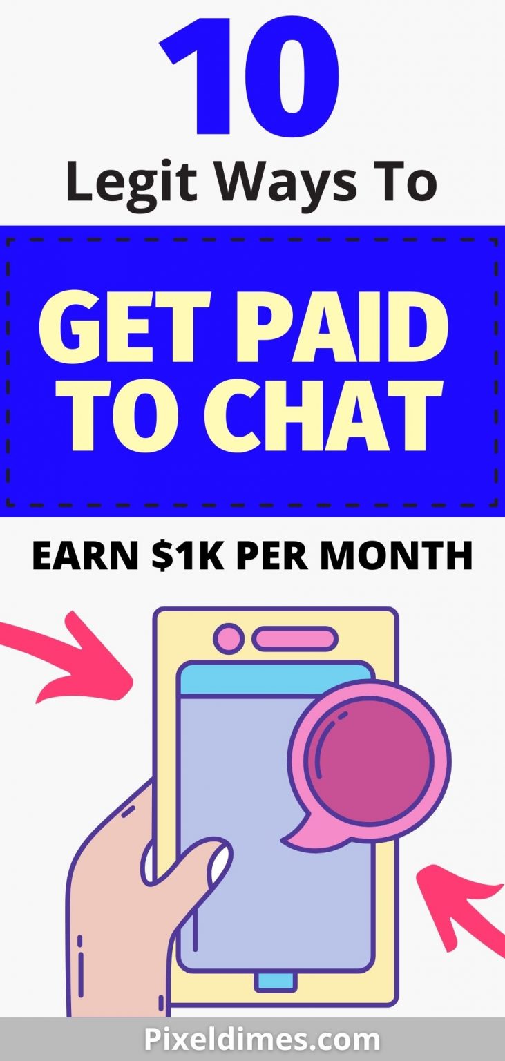 27 Best Ways To Get Paid To Chat Online (Make $1000 Per Month) - Pixel ...